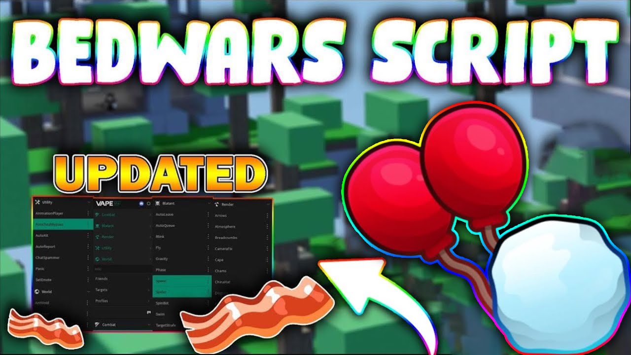 *NEW* BedWars Script (PASTEBIN 2024) (GODMODE, KILL AURA, AIM ASSIST ...