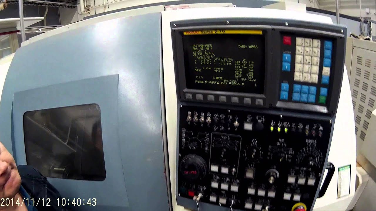 Leadwell T7 ohjelman testaus - YouTube