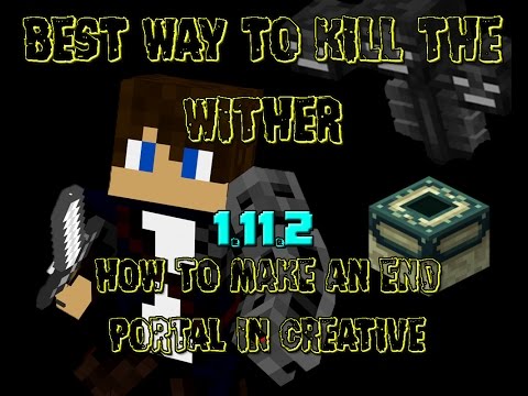 Best Way to Kill the Wither and Take ZERO Damage! :Tutorial: [1.12 ...