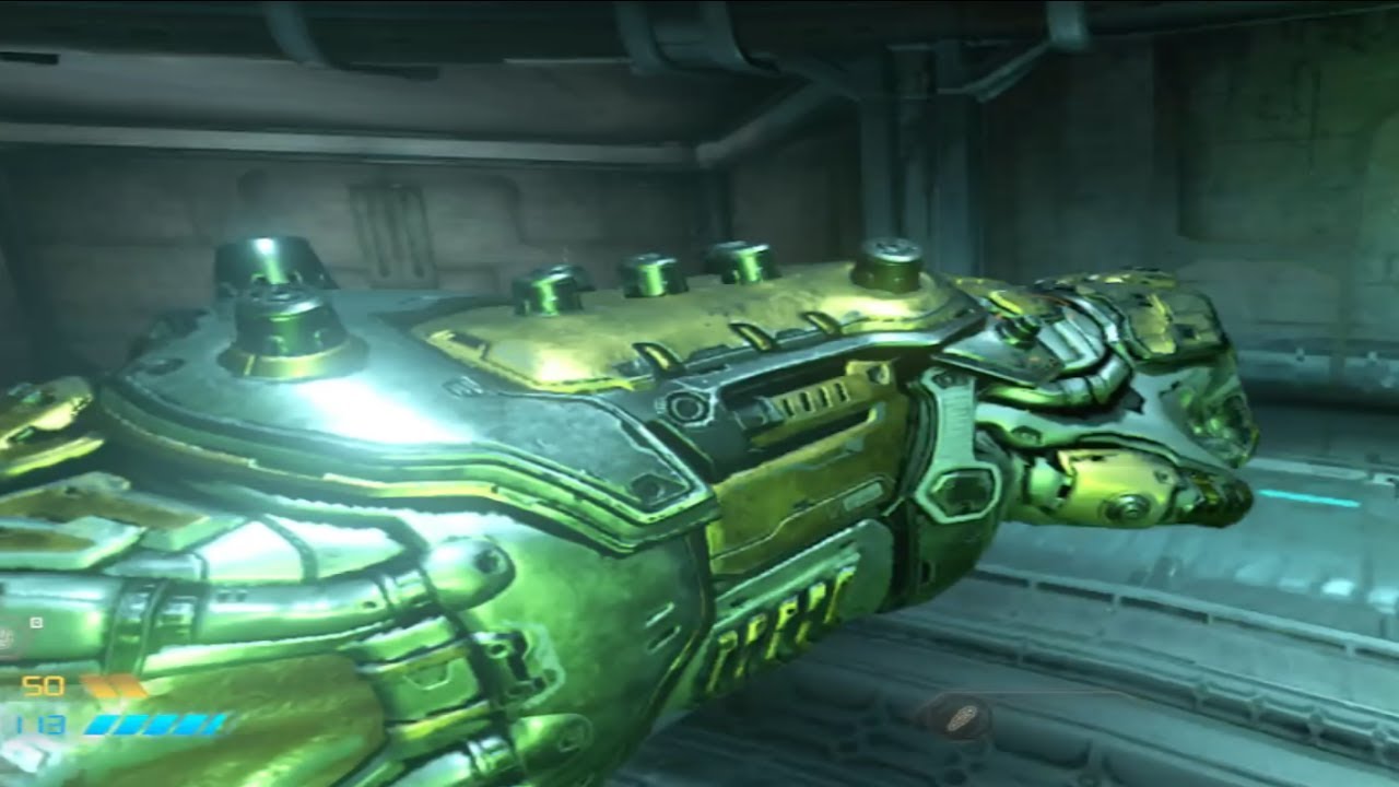 Doom guy launches - YouTube