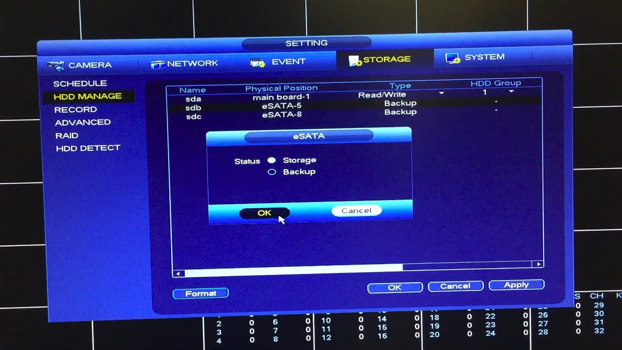 How to Connect an eSATA Enclosure to your NVR or DVR - YouTube
