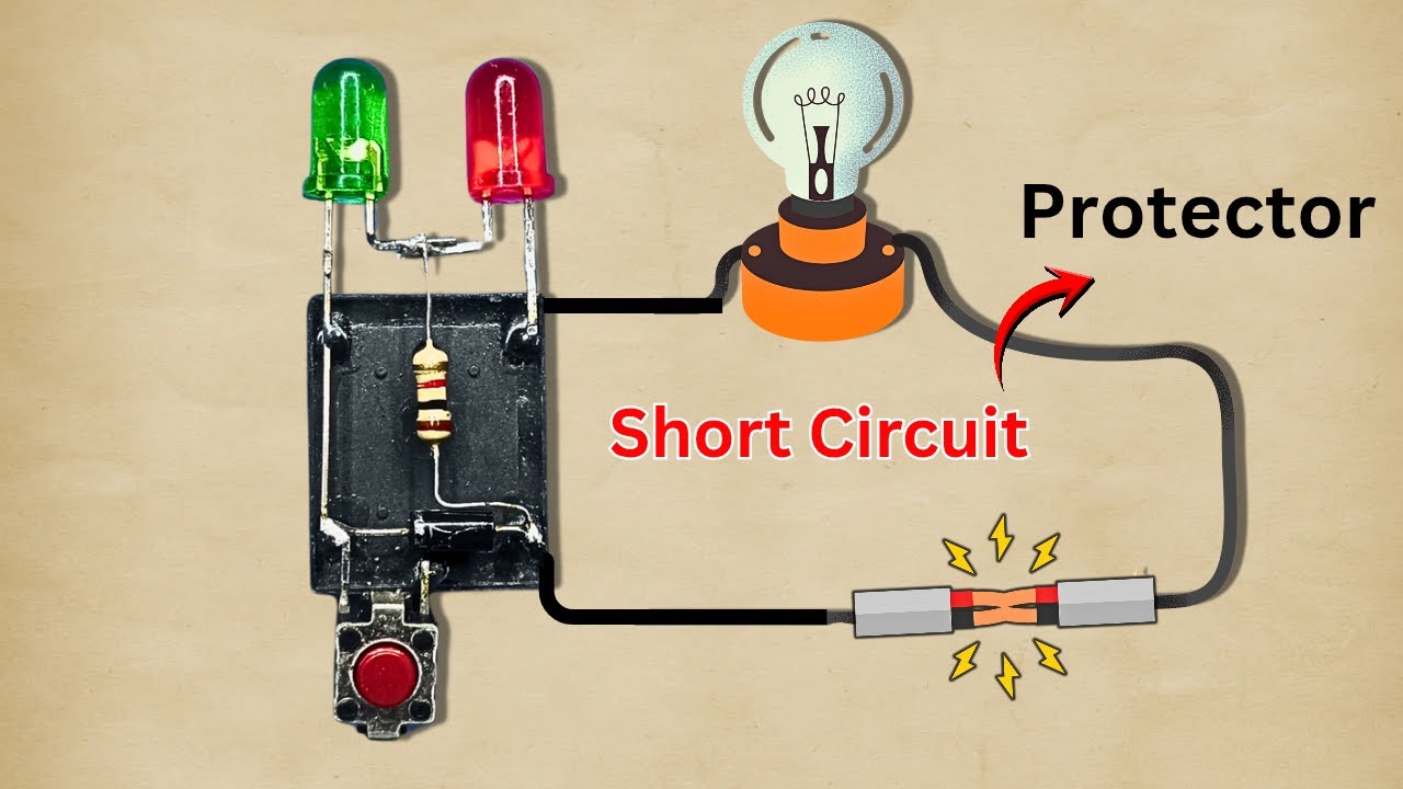 Short Circuit Protection Circuit | Short Circuit Protection with One ...