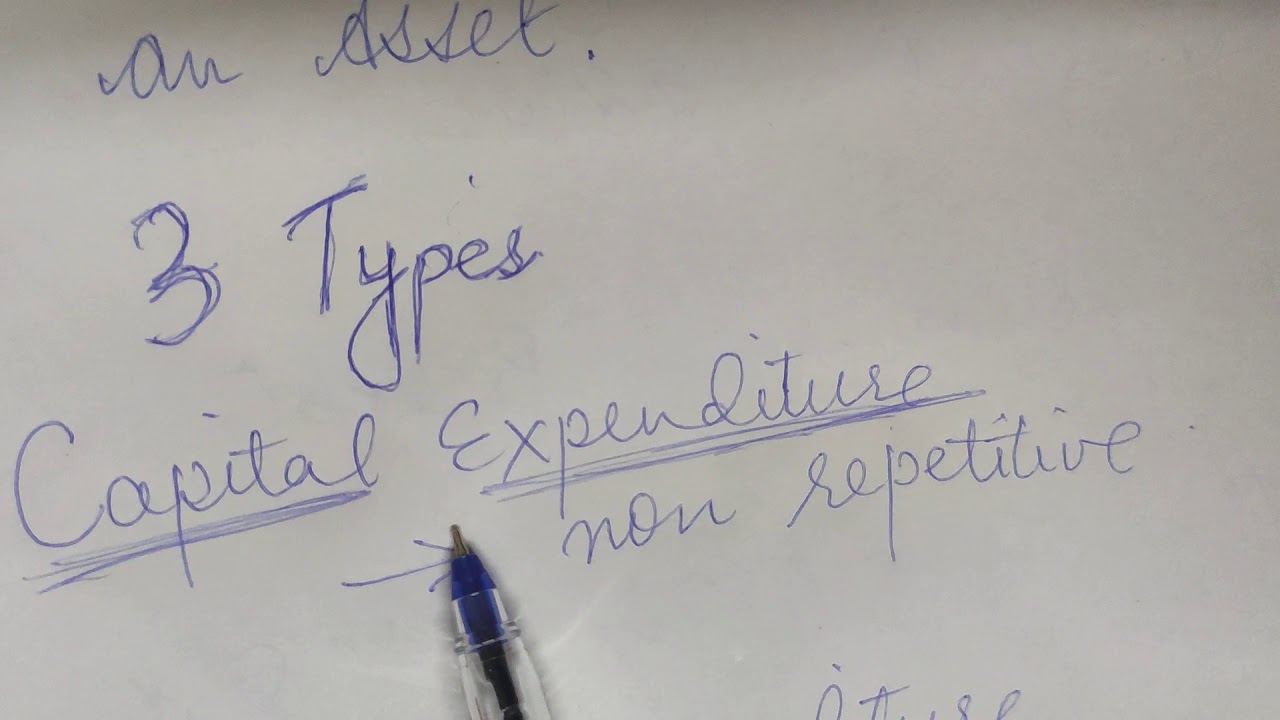 Basic Terms Expenditure and Expense - YouTube