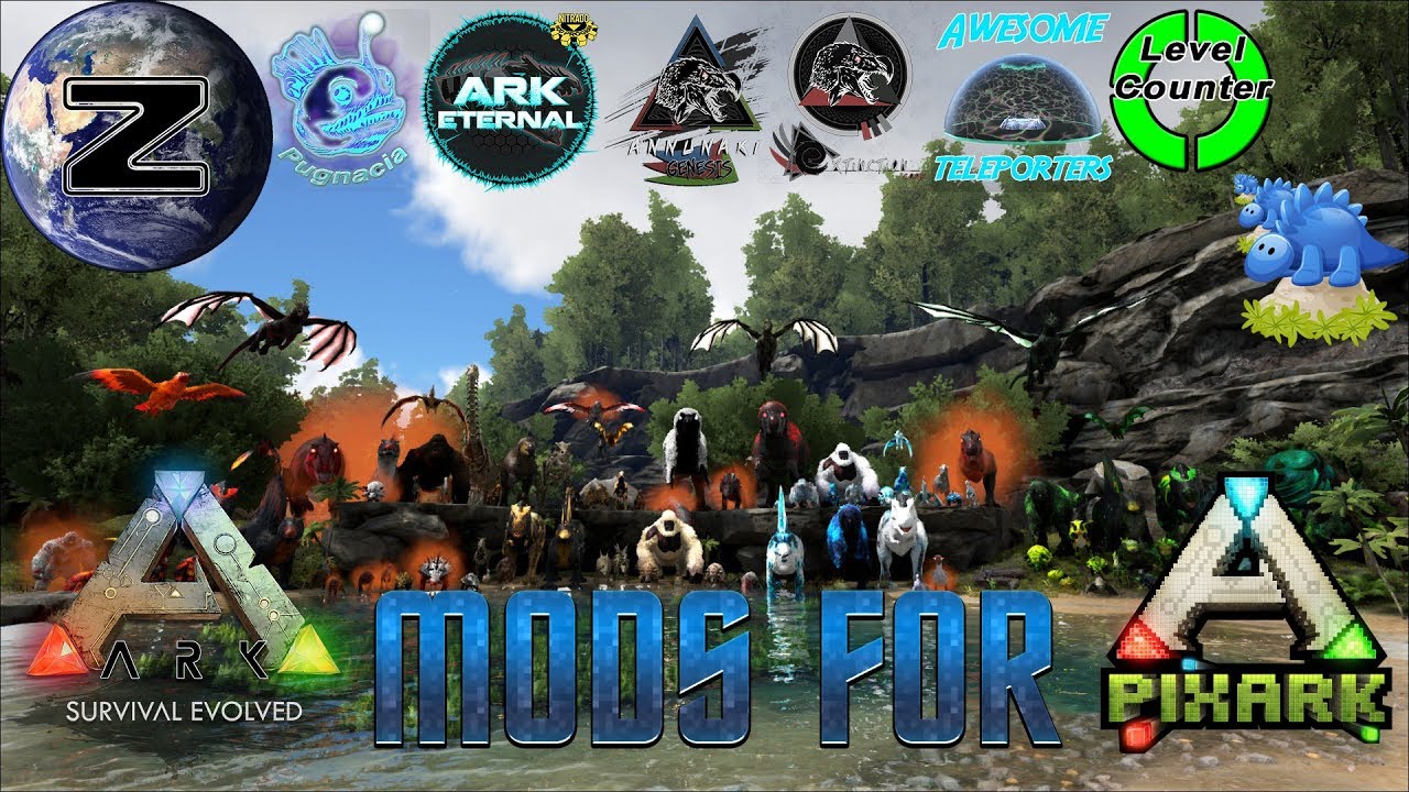Ark Mods for PixARK! PixARK Gameplay 2018!!! - YouTube