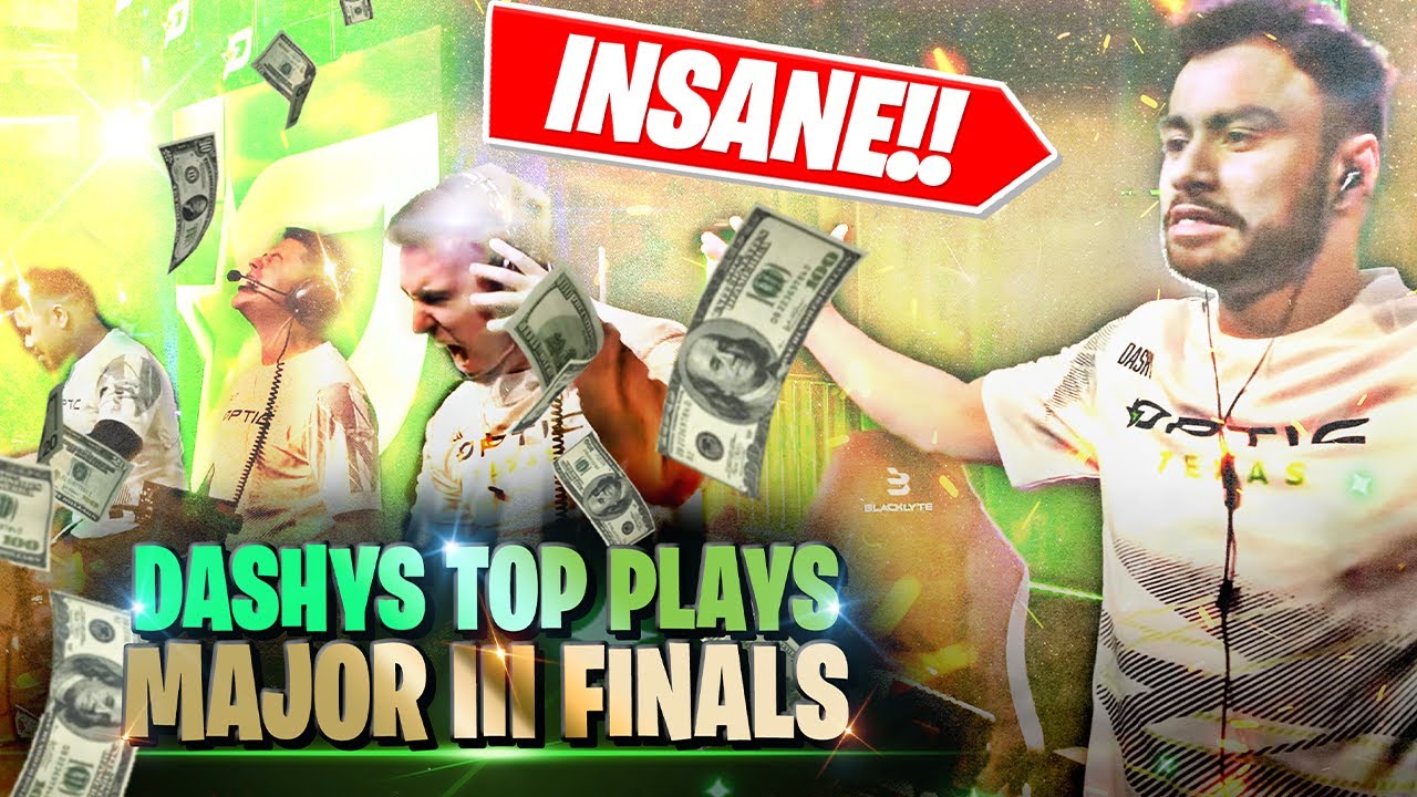 Optic Dashy EVERY TOP PLAY Major 3 CHAMPIONSHIP | Optic Texas vs Atl ...