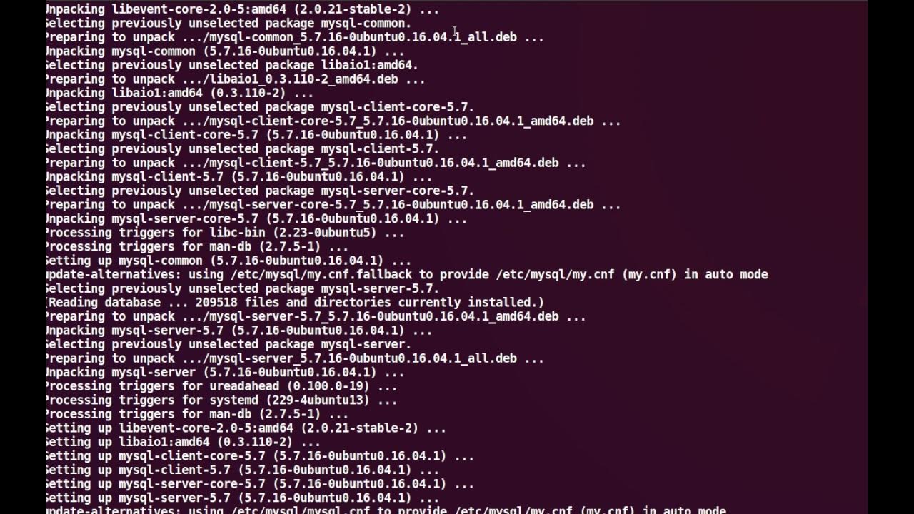 How to Install MySQL Server on Linux - YouTube