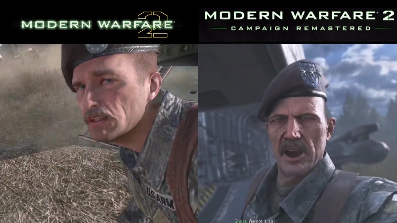 MW2 REMASTERED vs MW2 (Loose Ends) Comparación - YouTube