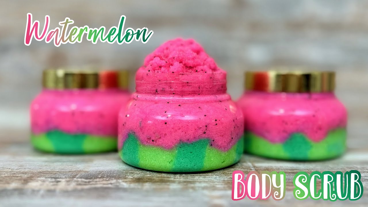 Whip Up This 2-ingredient Watermelon Body Scrub In Minutes! - YouTube