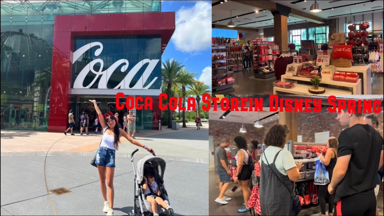 The Largest Coca Cola Store in Disney Springs Full Walk Through - YouTube