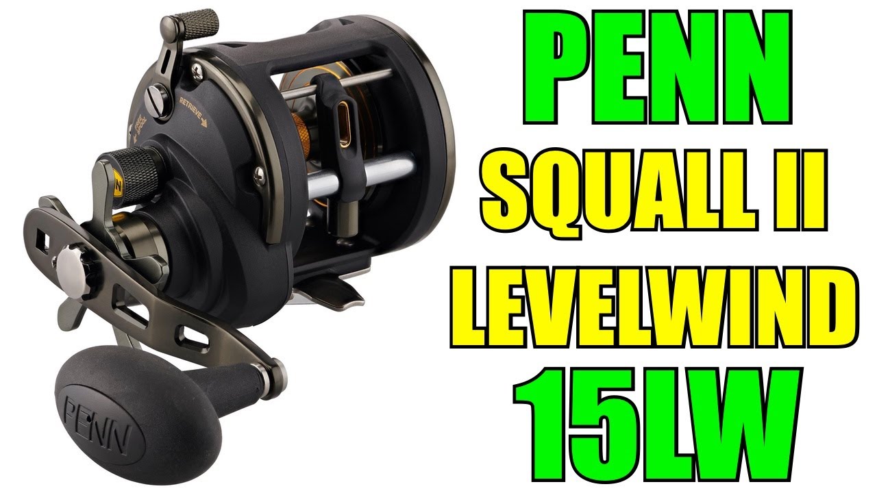 Penn SQLII15LW Squall II Levelwind Reel Review | J&H Tackle - YouTube