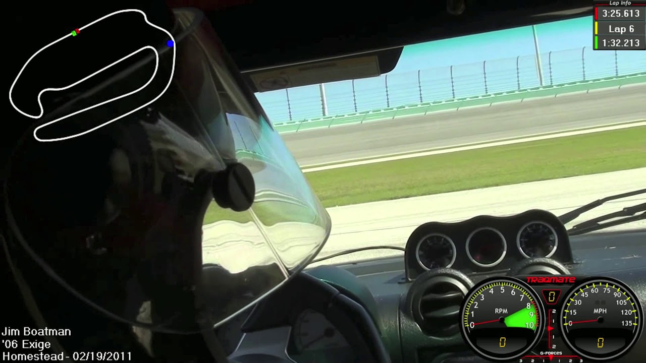 Lotus Exige Crash at Homestead 2-11-2011 - YouTube
