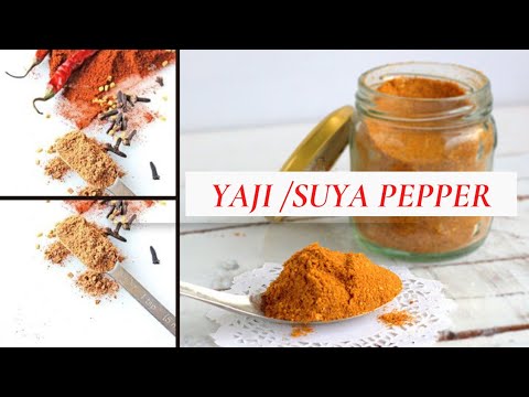 HOW TO MAKE YAJI/ SUYA PEPPER #nigerianspice #yaji #suyapepper # ...