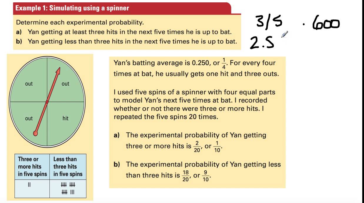 Grade 8 Math: 12.5 - Using Simulations to Determine Probability - YouTube