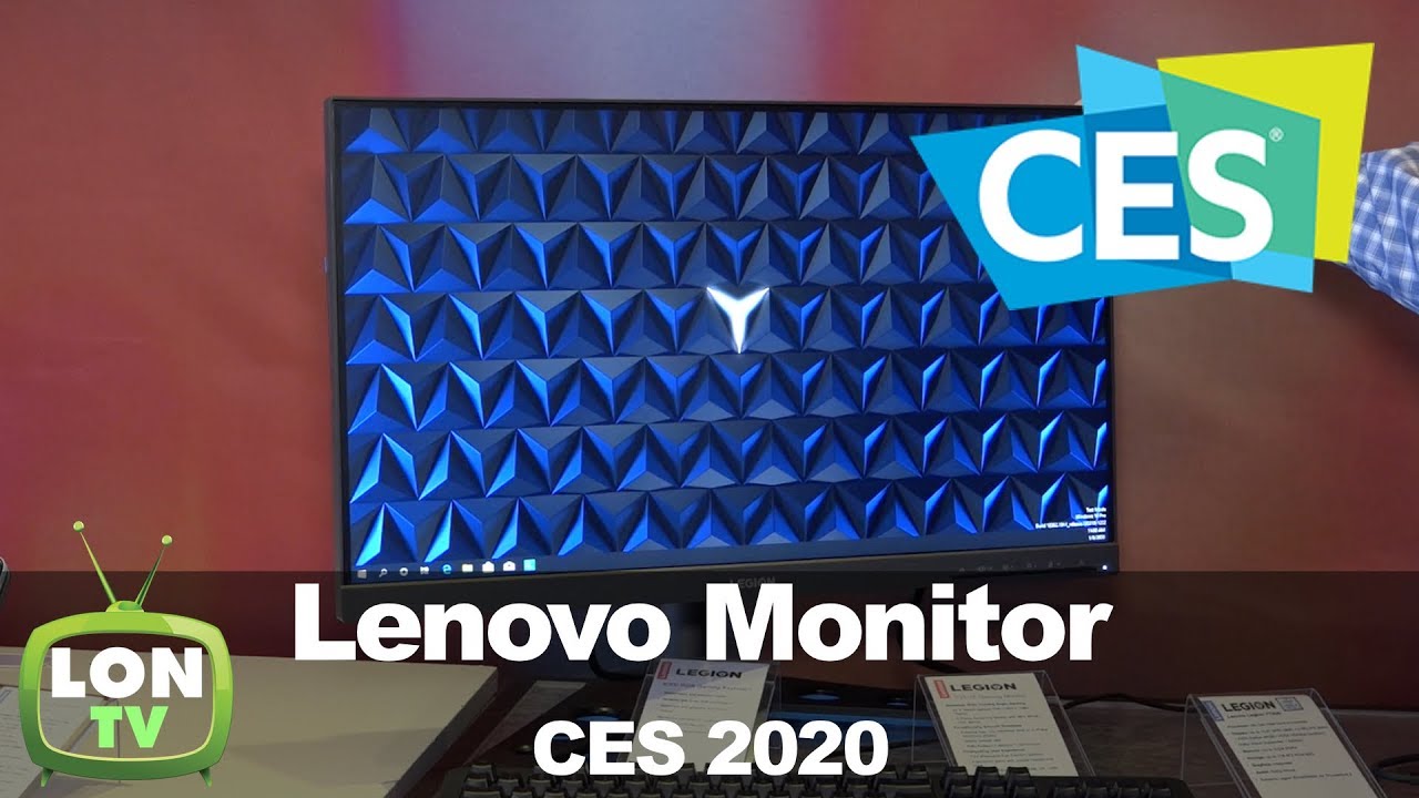 Lenovo 1080p 240 Hz IPS Gaming Monitor and Keyboard at CES 2020 - YouTube