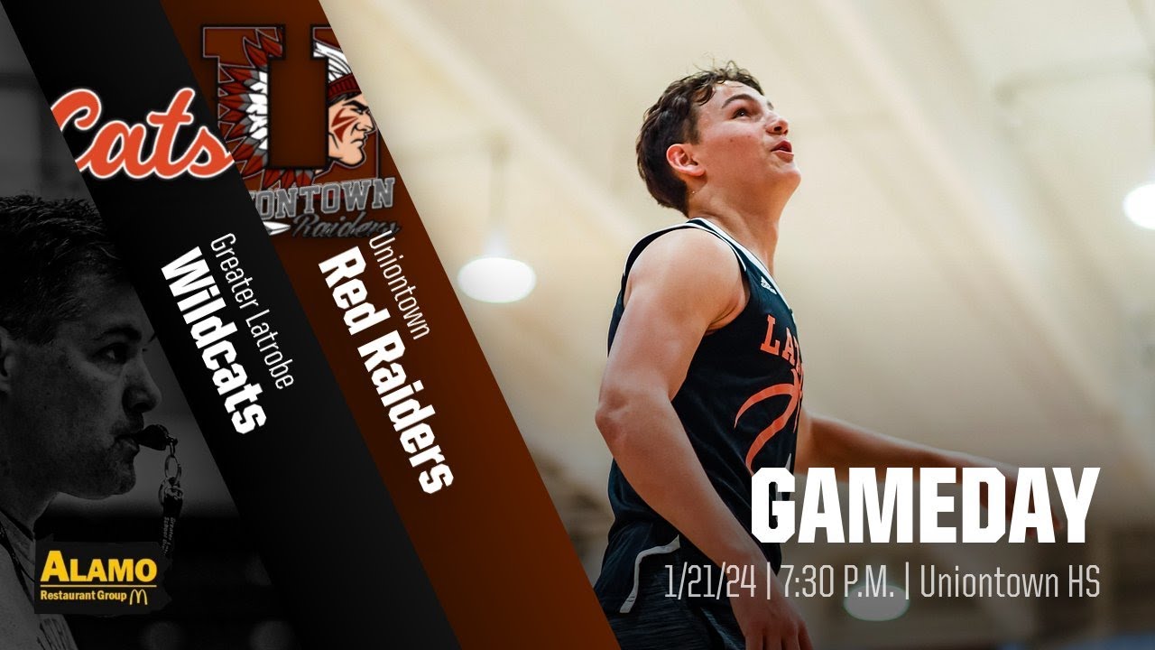 WPIAL 5A Varsity Boys Basketball: Greater Latrobe at Uniontown - YouTube