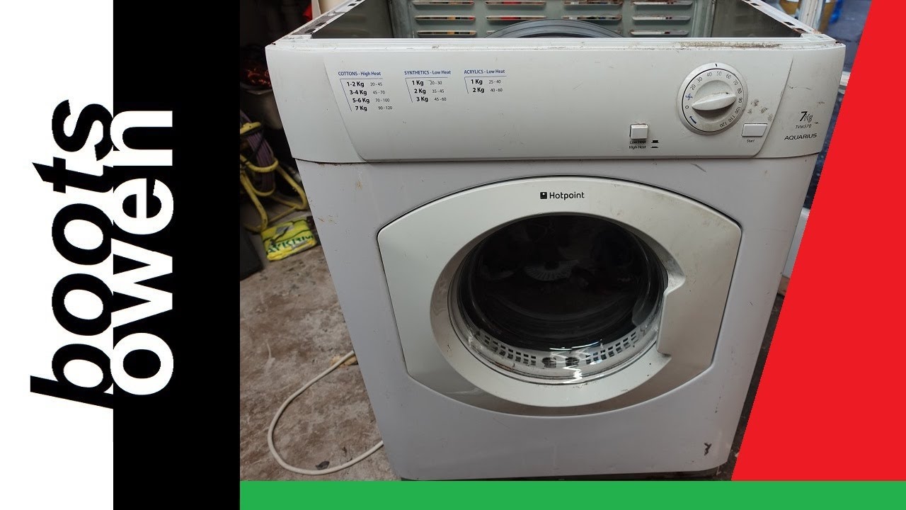 Hotpoint TVM570 7Kg tumble dryer autopsy: full of money! Completely ...