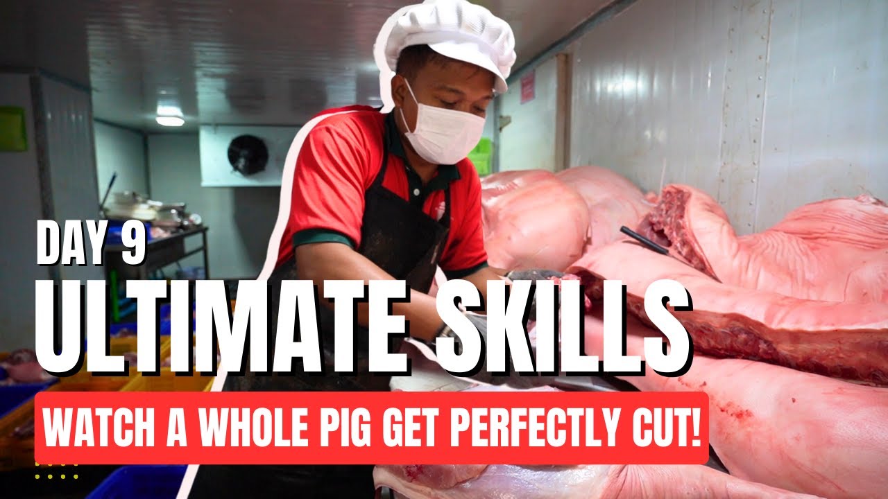 🔪 Ultimate Butchery Skills – Watch a Whole Pig Get Perfectly Cut! 🐷🔥 ...