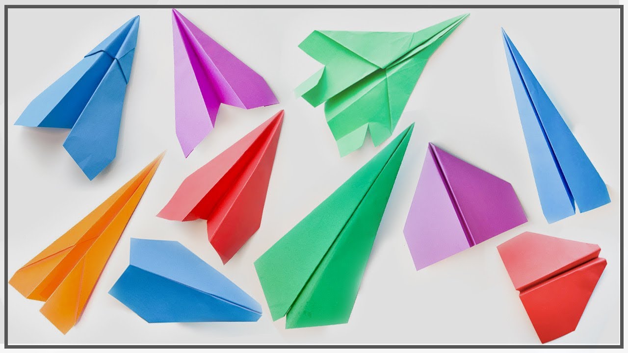 10 paper Rocket that flies far | How to make a paper Rocket | Paper Air ...