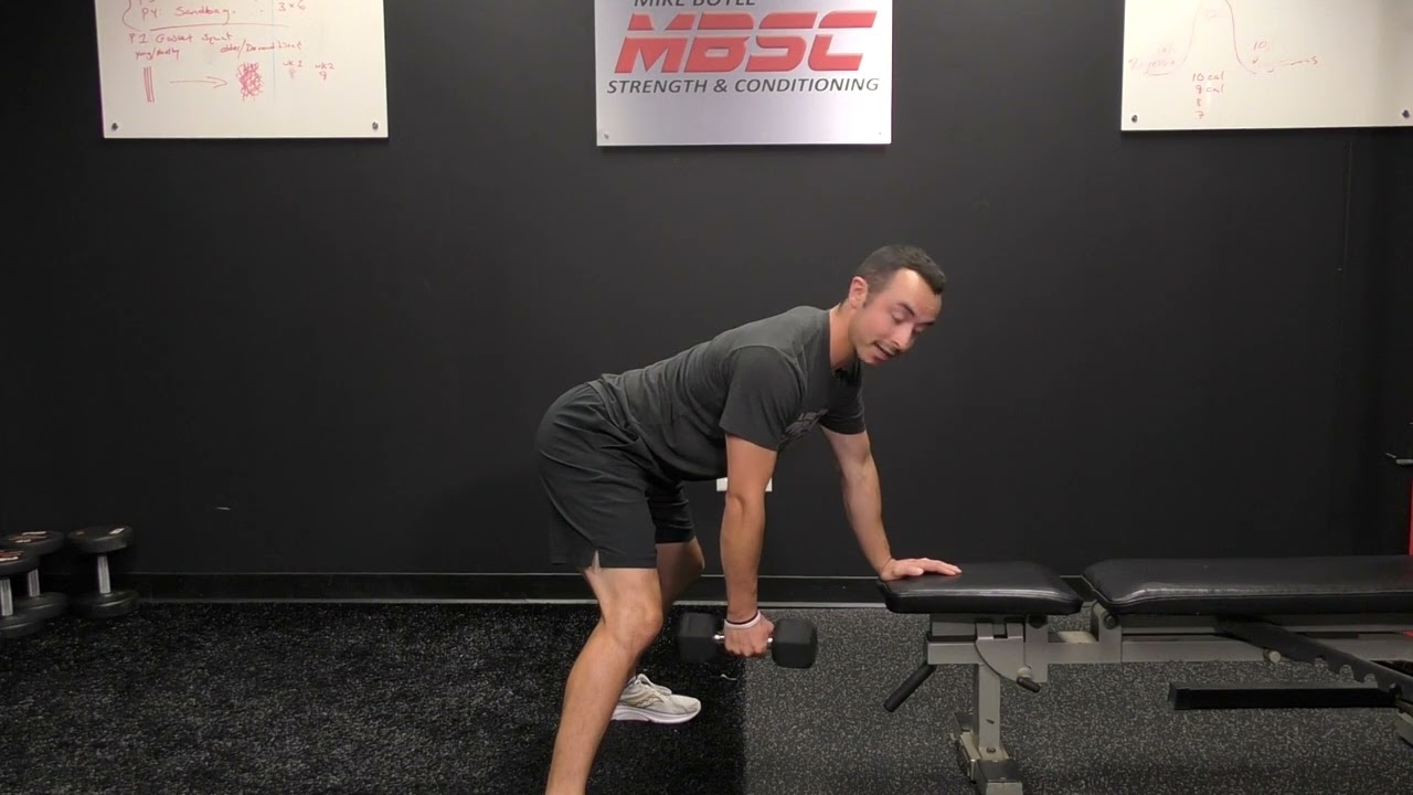 Eccentric Dumbell Row - YouTube