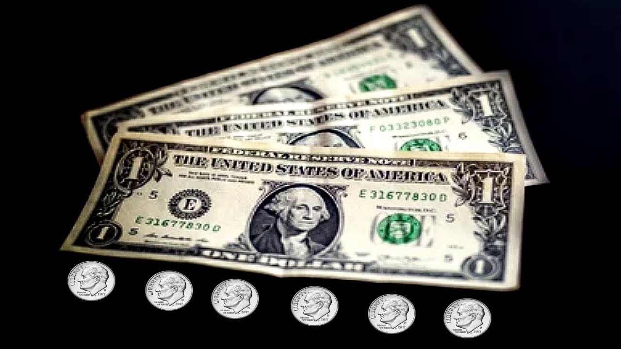 THREE DOLLARS AND SIX DIMES!!! - YouTube