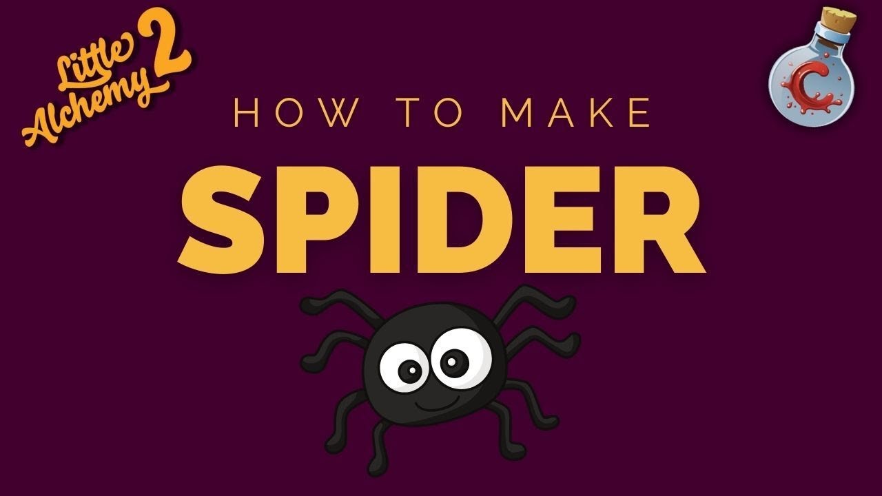 How to make Spider in Little Alchemy 2? - YouTube