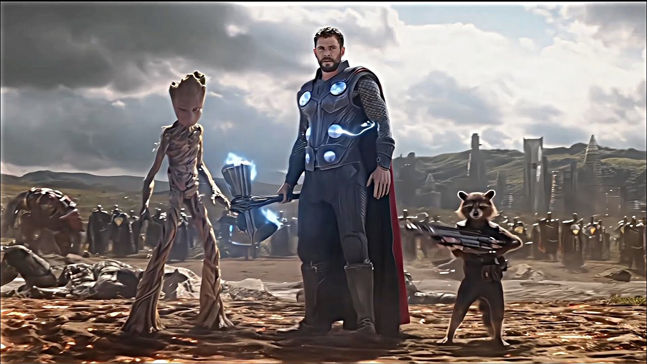 THOR WAKANDA ENTRY SCENE ULTRA HD || AVENGERS || INFINITY WAR - YouTube