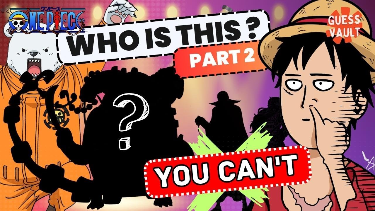 Guess The One Piece Characters By Shadow Pt 2 | One piece Quiz - YouTube