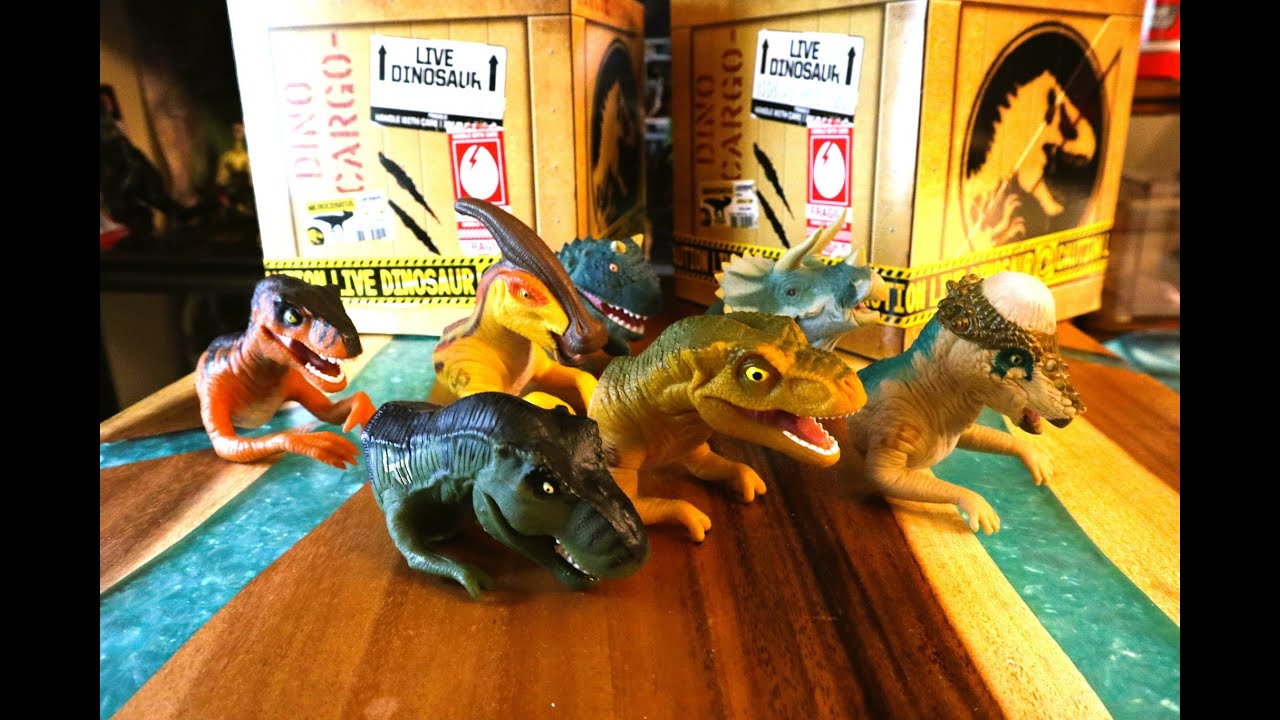 The Lost World Jurassic Park Finger Puppets - YouTube