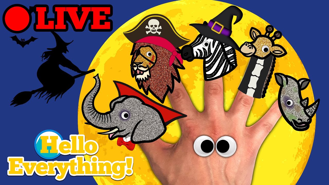 🔴 Hello Everything! 👀 Live Stream | Finger Family Nursery Rhymes ...