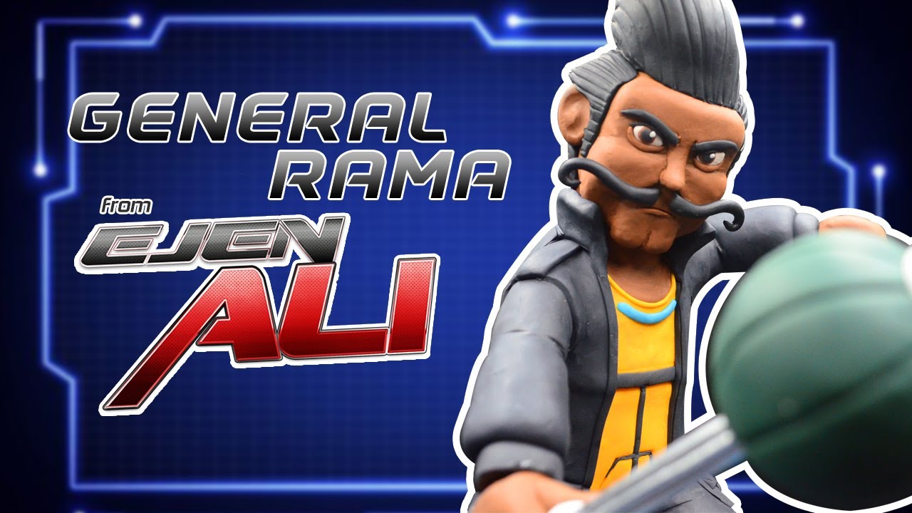 General Rama | Ejen Ali The Movie | Seni Tanah Liat Polimer / Polymer ...