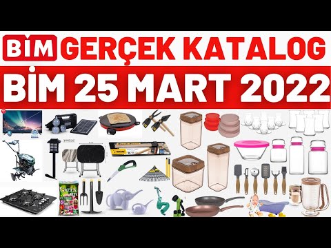 İLK SİZ İZLEYİN | BİM 25 MART 2022 CUMA GELECEK KATALOĞU | ÇEYİZ VE BAHÇE ÜRÜNLERİ #bim