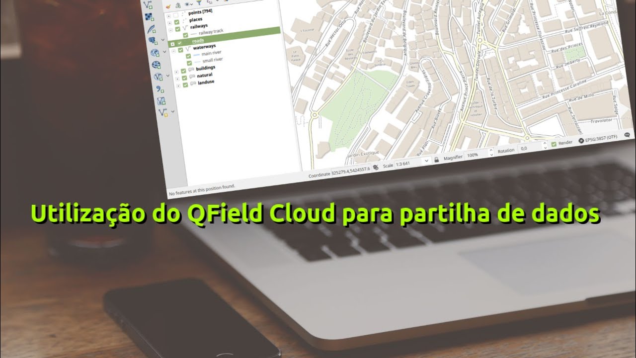 Utilização do QField Cloud para partilha de dados - YouTube