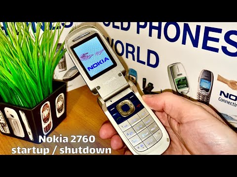Nokia 2760 startup and shutdown - by Old Phones World - YouTube