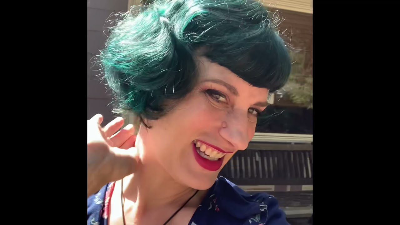 Enchanted Forest Manic Panic On Unbleached Hair