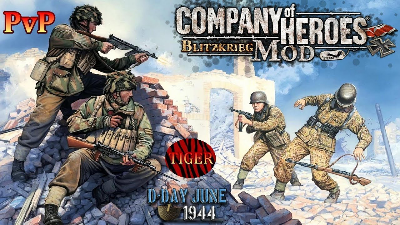 CoH Blitzkrieg Mod PvP _ Truly Onerous! - YouTube