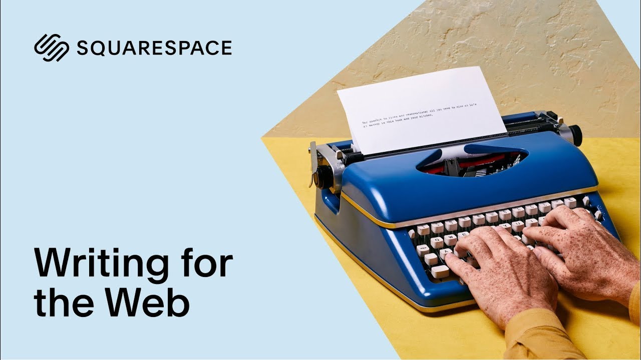 Writing for the Web | Squarespace Tutorial - YouTube