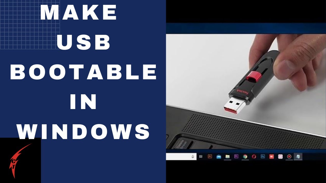 How to make USB bootable || Make USB bootable for windows [Bootable USB ...