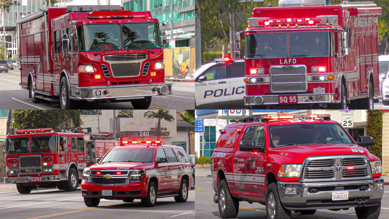 BHFD & LAFD Hazmat Response (Beverly Hills) - YouTube