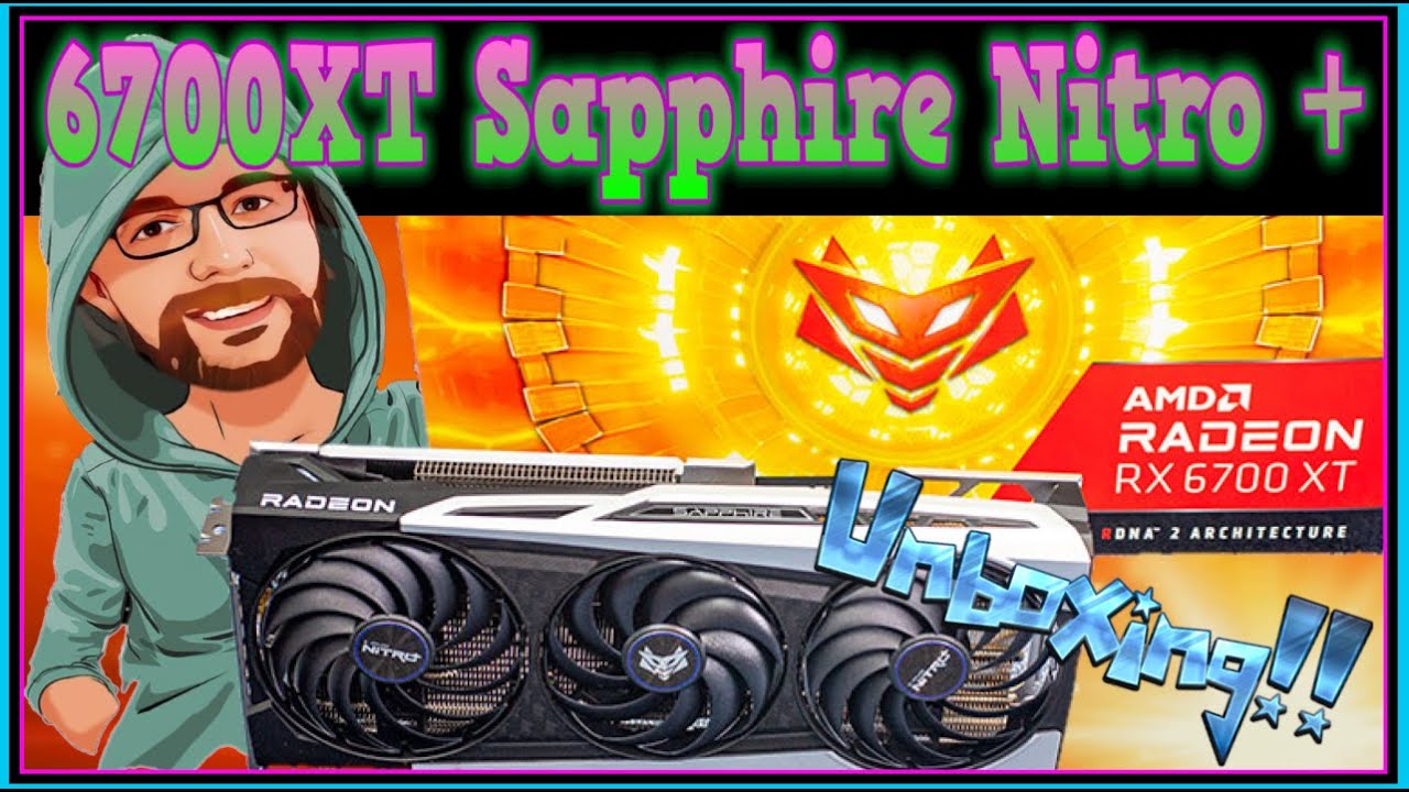 Radeon RX Nitro + Sapphire 6700XT Unboxing - YouTube