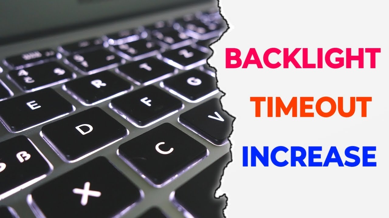 How to change keyboard backlit timeout | hp laptop backlight timeout ...
