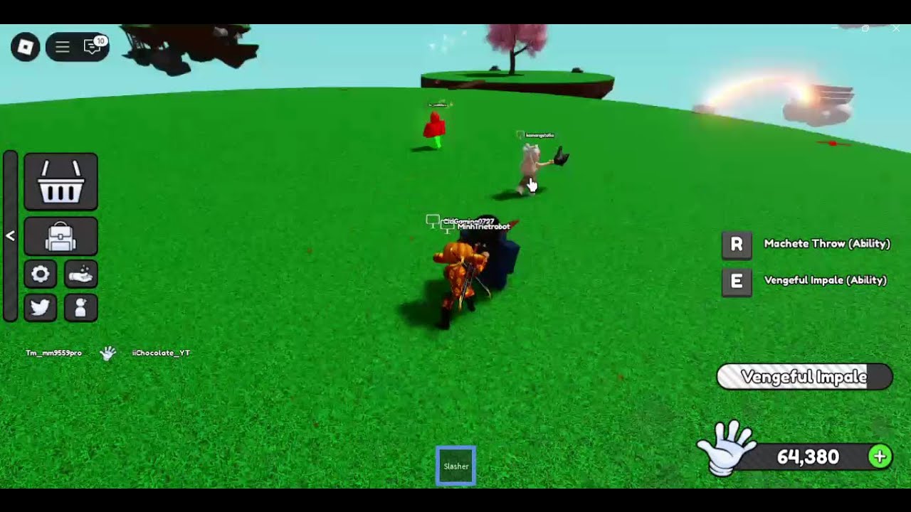 SLASHING PEOPLE WITH THE SLASHER GLOVE ON ROBLOX!!! - YouTube