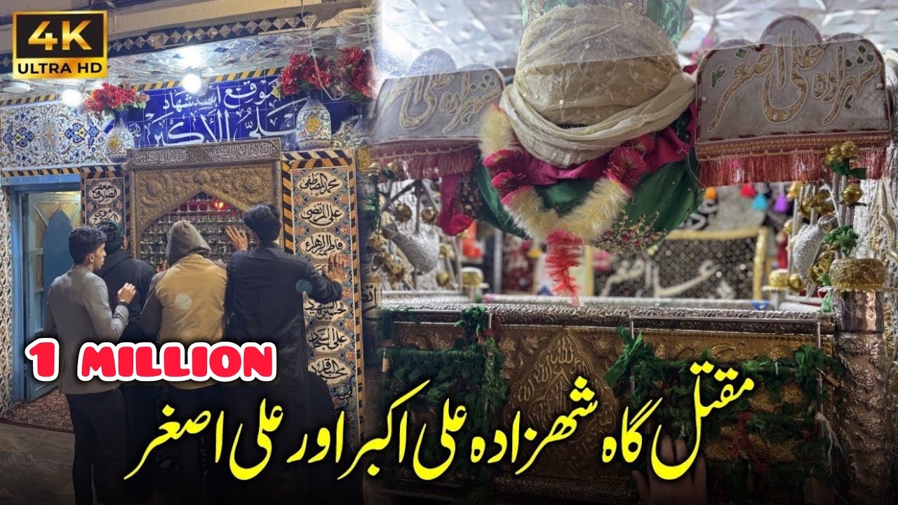 Maqtal Gha Shahzada E Ali Asgar ع Or Shahzada E Ali Akbar ع Ki Ziyarat ...