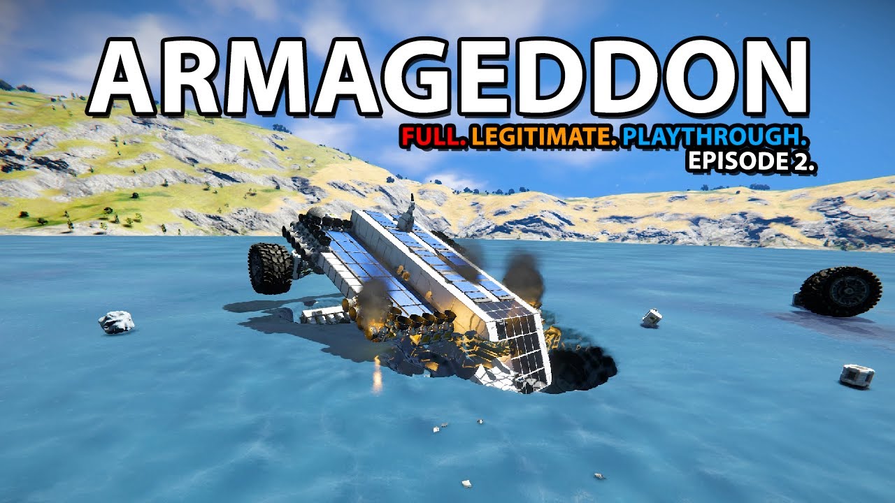 So I ended up crashing the ship I just made in Space Engineers (FULL PLAYTHROUGH) Ep2 - YouTube