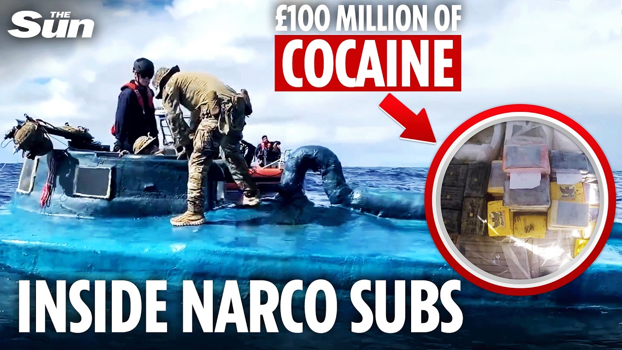 Secrets Of The Narco Submarines Trafficking Cocaine Into Europe | The ...