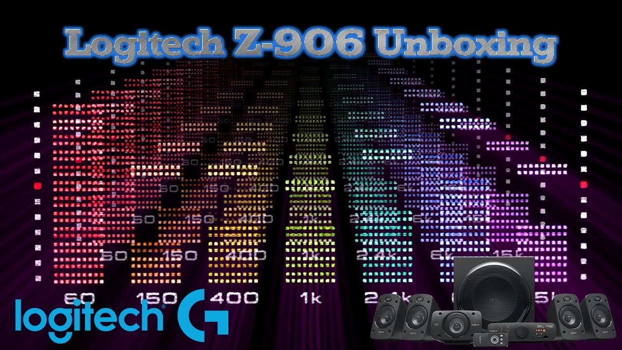Logitech Z-906 Unboxing - YouTube