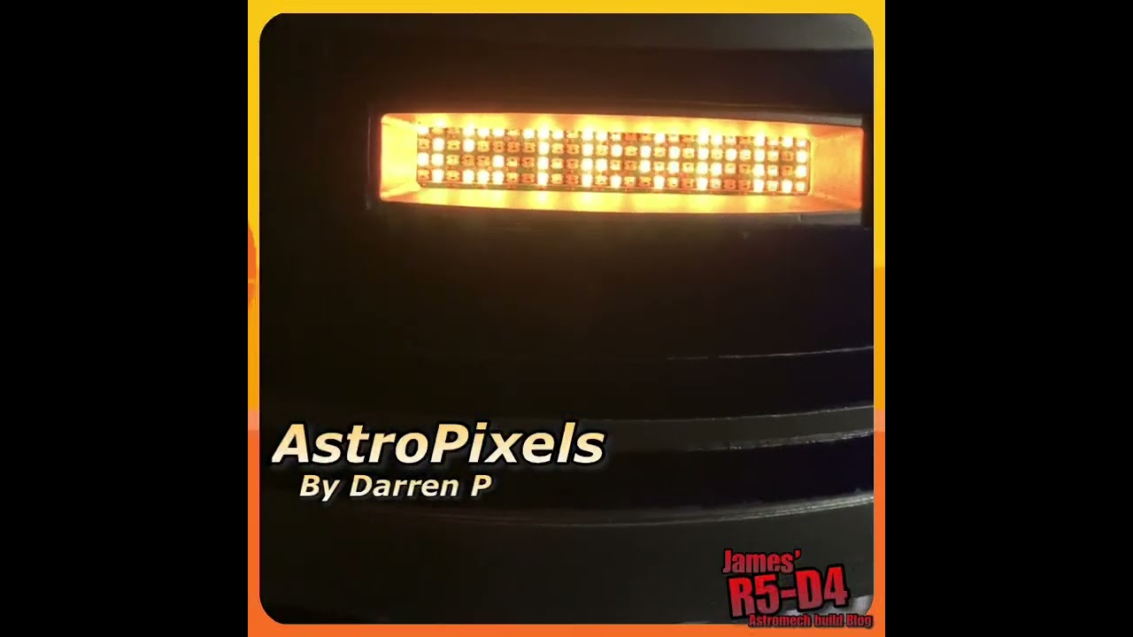 AstroPixels : R2-D2 light kit installation by Darren P. - YouTube