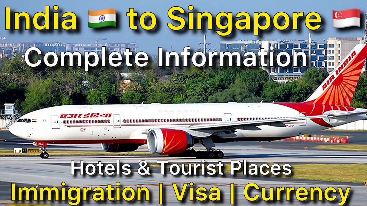 Delhi to Singapore Airindia Flight | First International Flight | Delhi ...