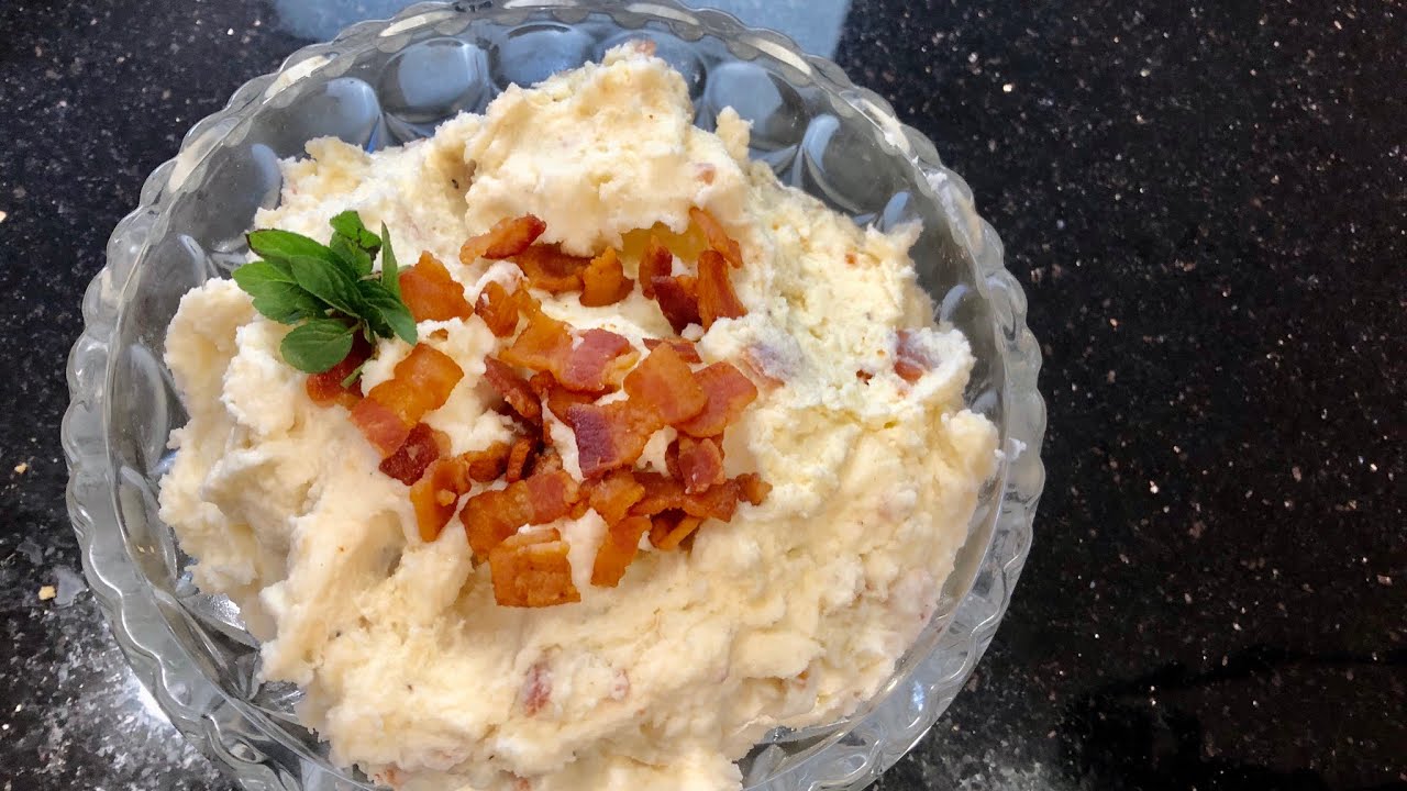 Pure De Papas Con Tocino - YouTube