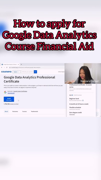 How to Apply for Google Data Analytics Course Financial Aid #shorts #dataanalytics #madeforyou ...