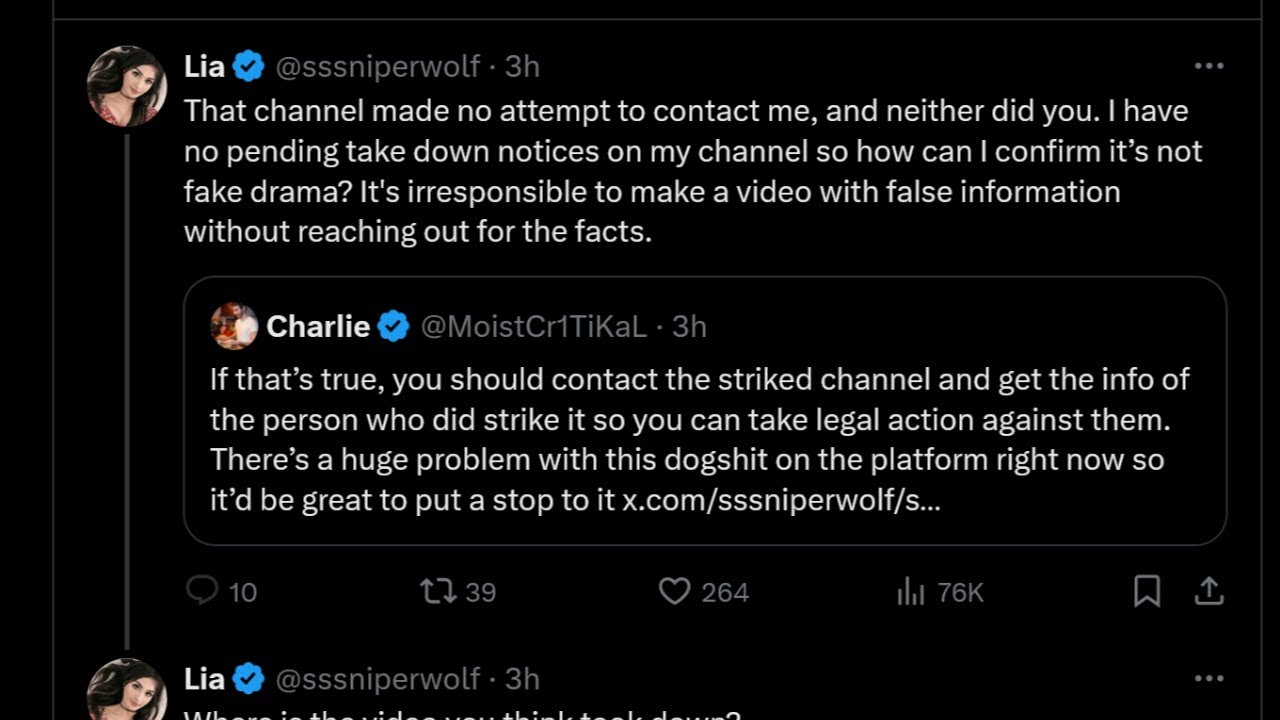 Sssniperwolf Caught Into More Drama Youtube